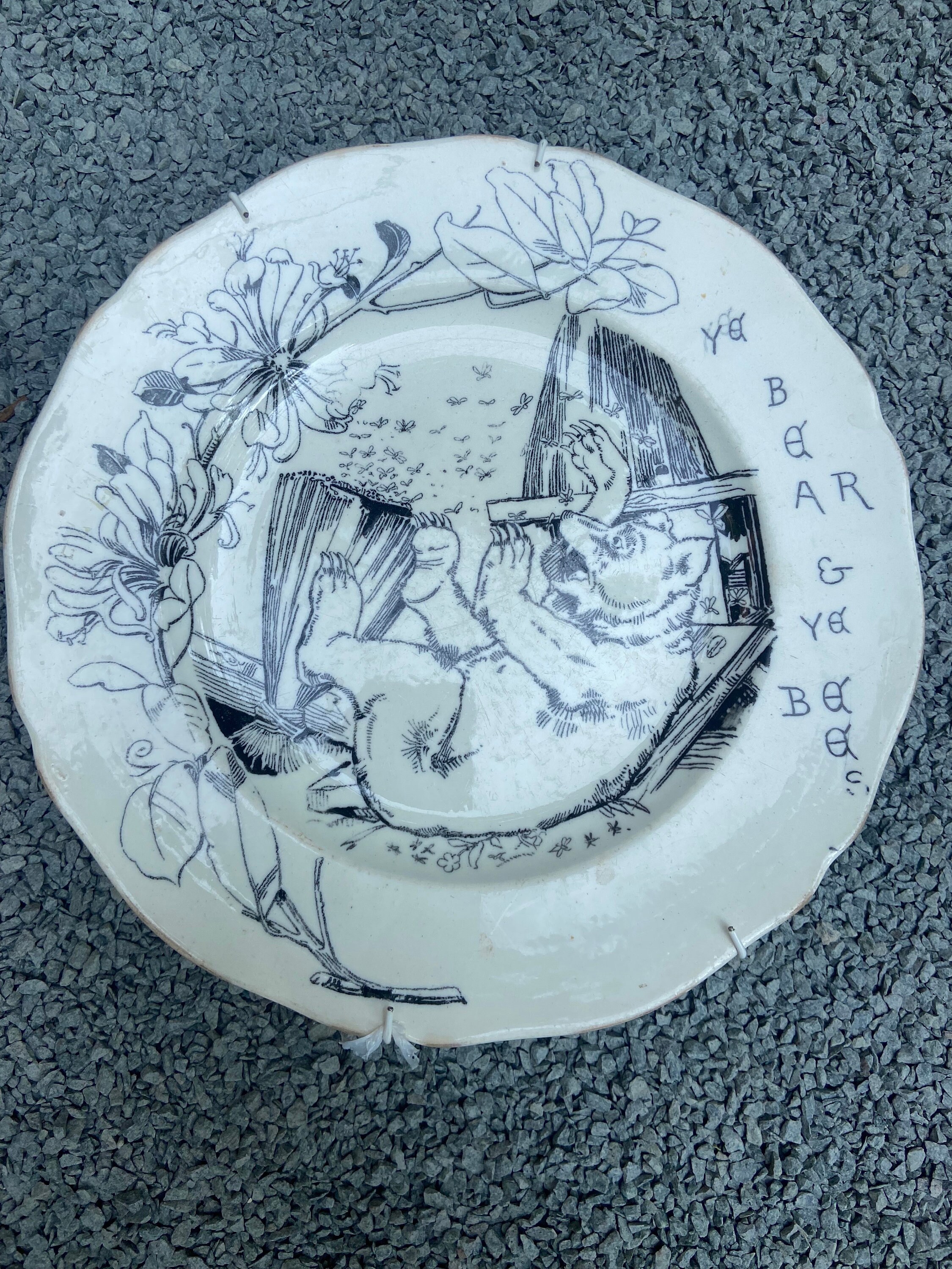 1870 Aesops Fables Plate - Etsy