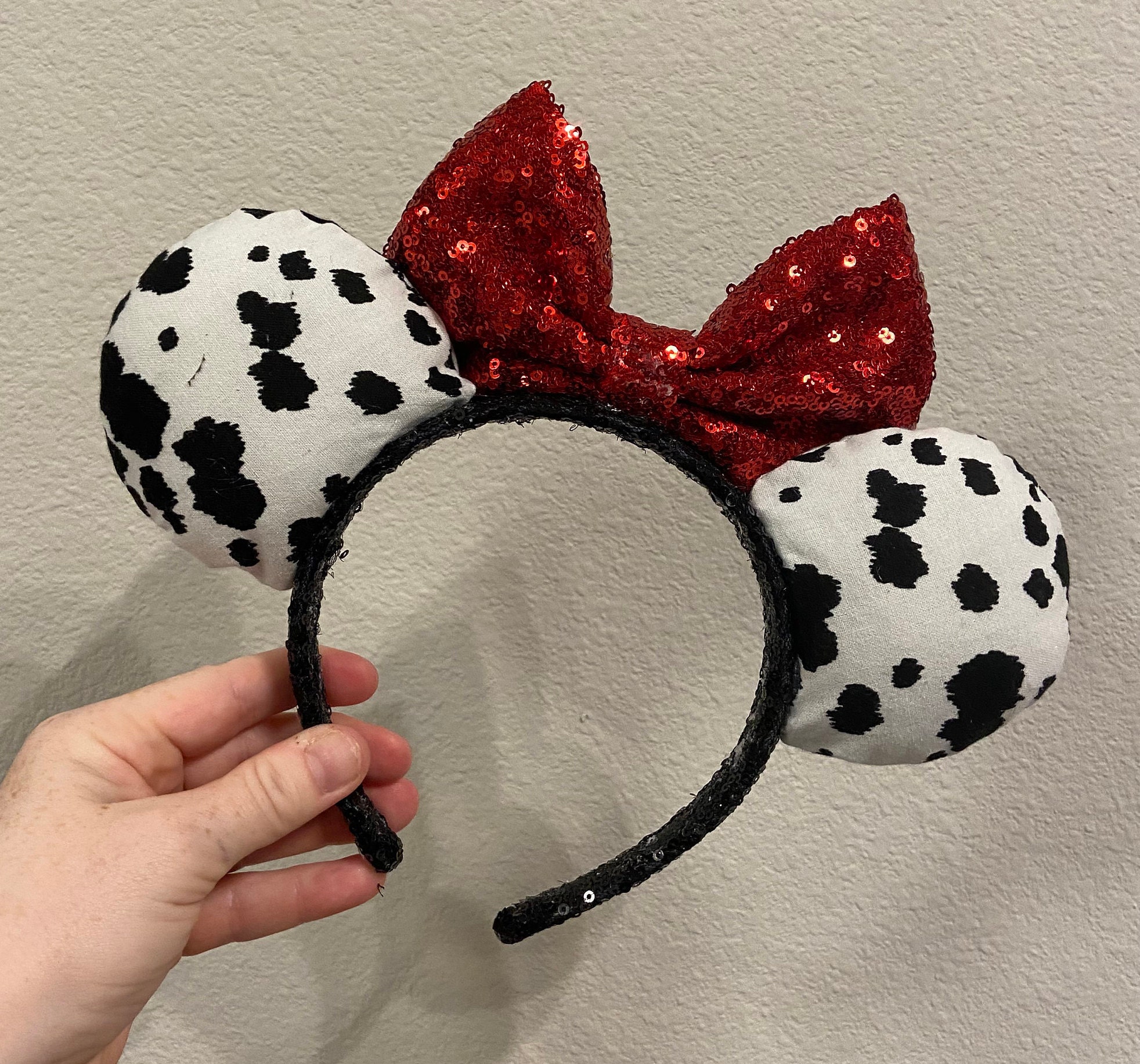 101 dalmatian inspired ears Disney character inspired ears | Etsy