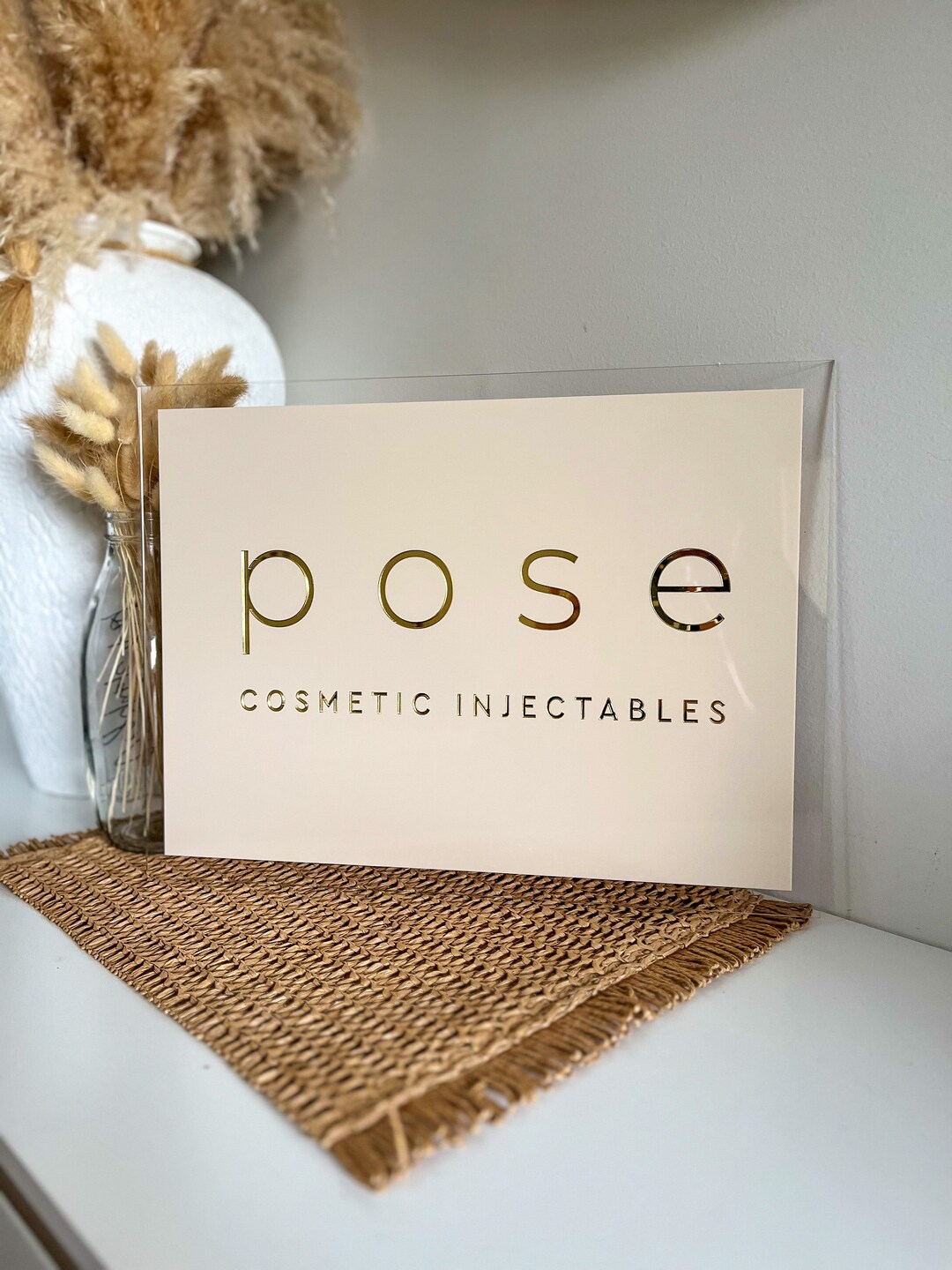 Custom Acrylic House Number Sign: Modern Street Sign (400mm X 300mm) - Etsy