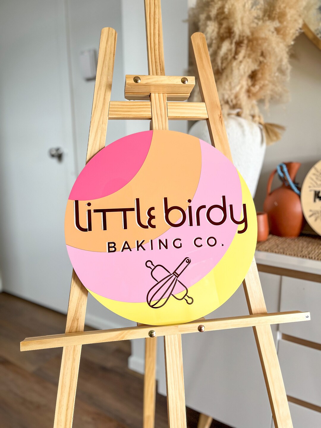 Custom Acrylic Business Sign, Personalised Logo Sign, Clear Acrylic ...