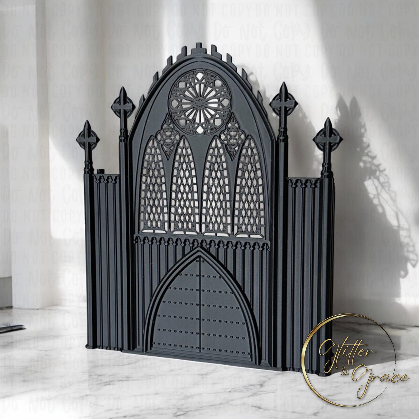 Gothic Cathedral 3D Printed Shelf Decor - Etsy