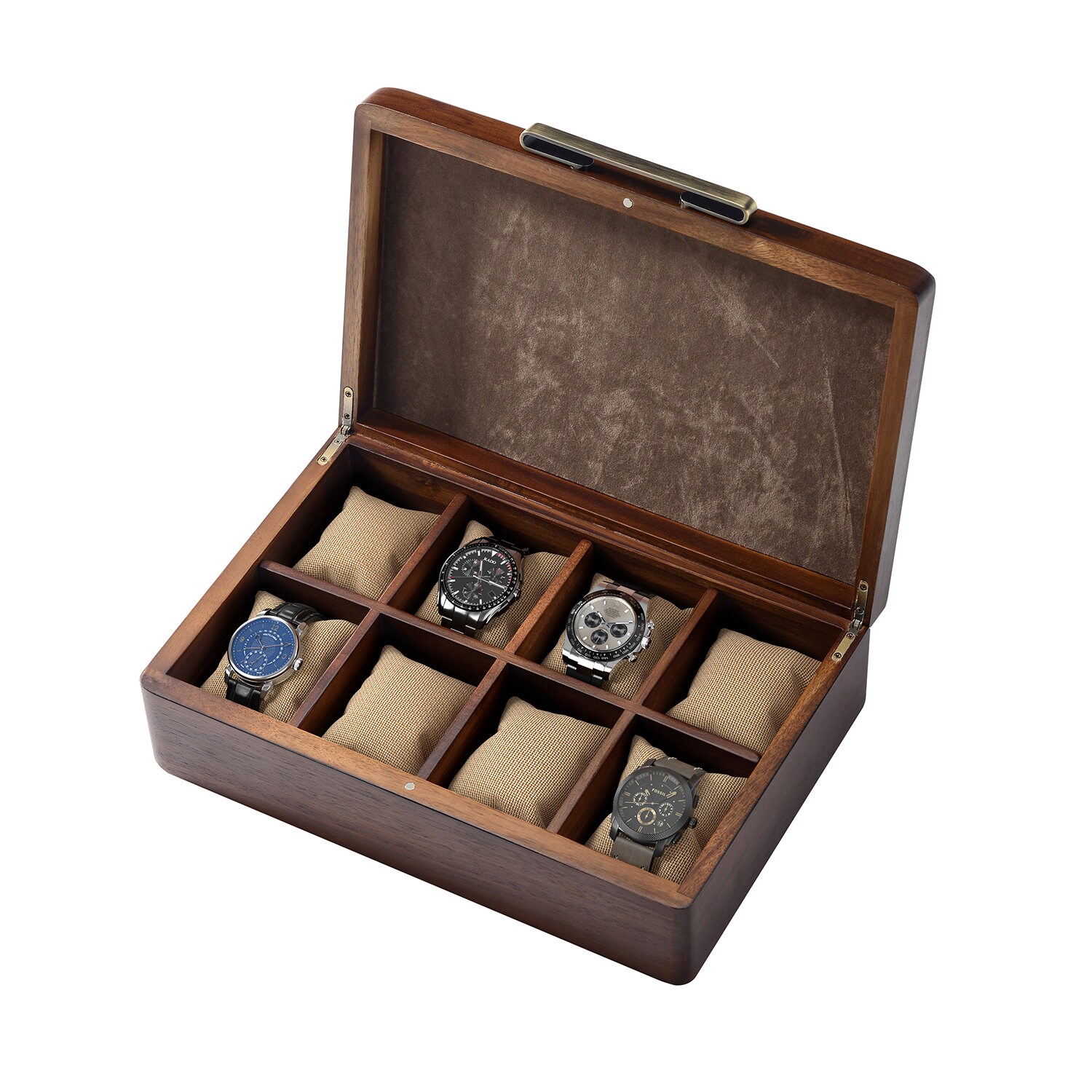 Watch Box For Men Personalized Watch Storage Box with 8 | Etsy