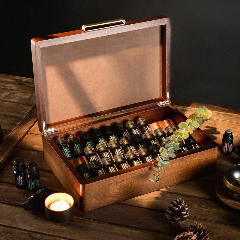 Essential Oils Box - Etsy