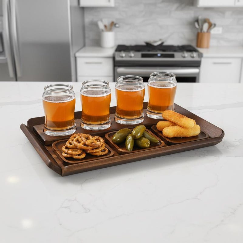 Custom Wood Tray for Beer - Etsy