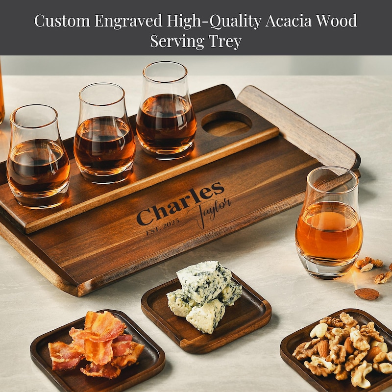 Whiskey Trays and Boards - Etsy