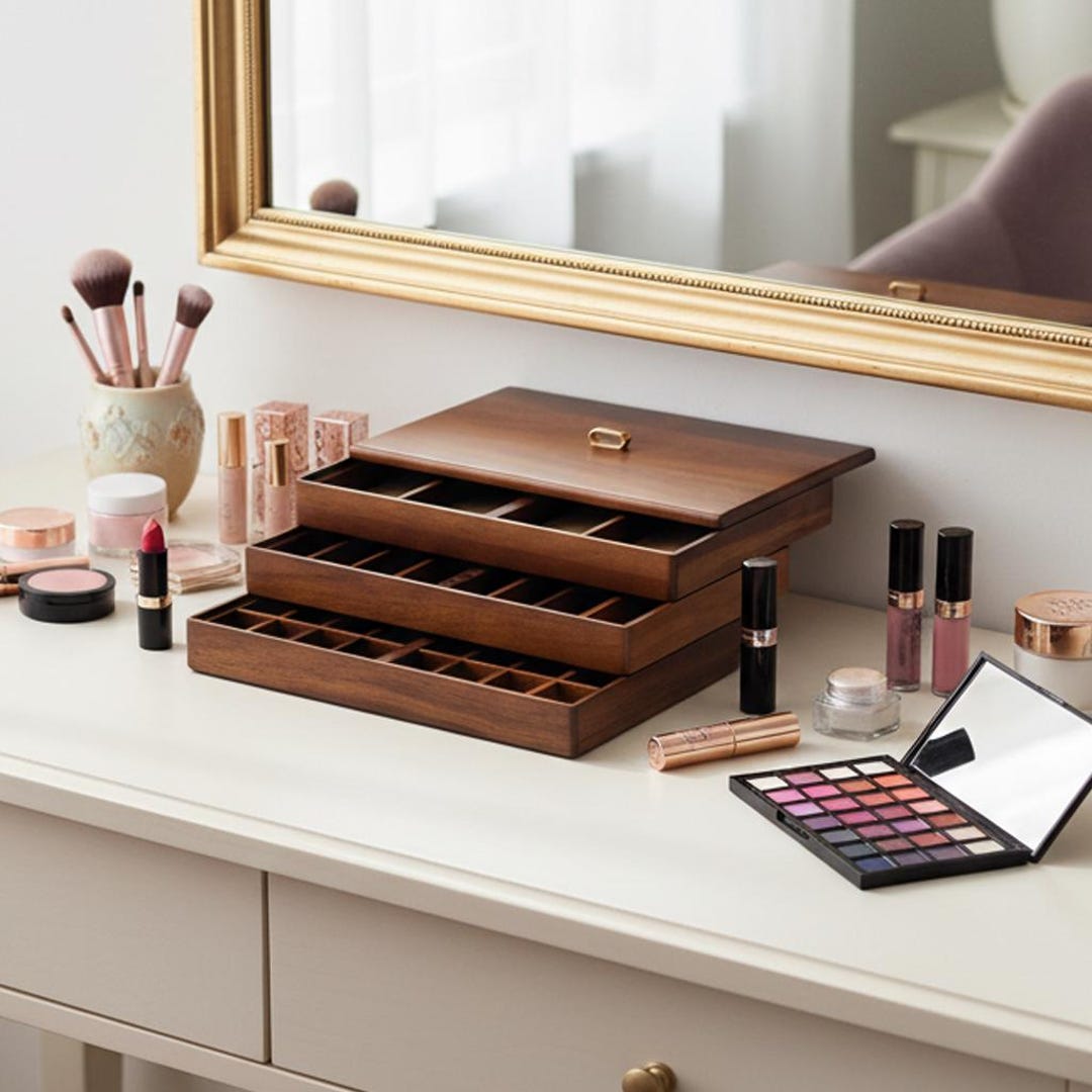 Spacious Jewelry Organizer for Home Storage Personalized Stackable Box ...