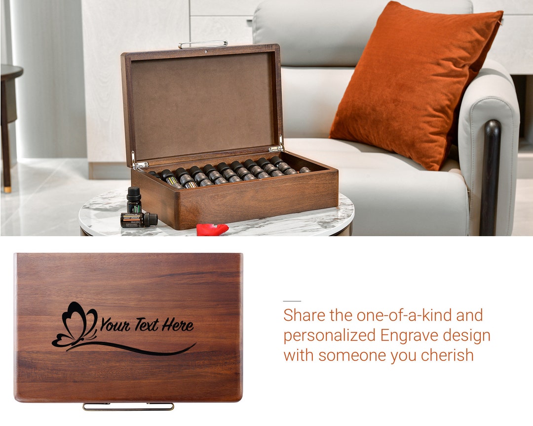 Essential Oil Storage Box Holds 29 Bottles, Aromatherapy Oils ...