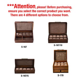 Personalized Watch Box for Men, 8 Divider Slots Engraved Wooden Jewelry ...