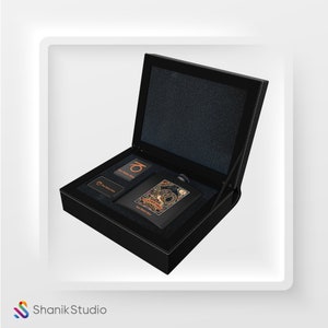 Custom Zodiac Sign Gift Box, Art Nouveau Astrology Set for Men With ...