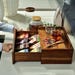 Custom Engraved Office Tea Station With Tea Bag Drawer Solid Wood Tea ...