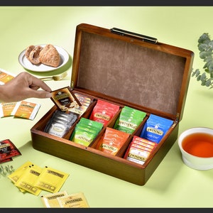 Tea Box - Etsy