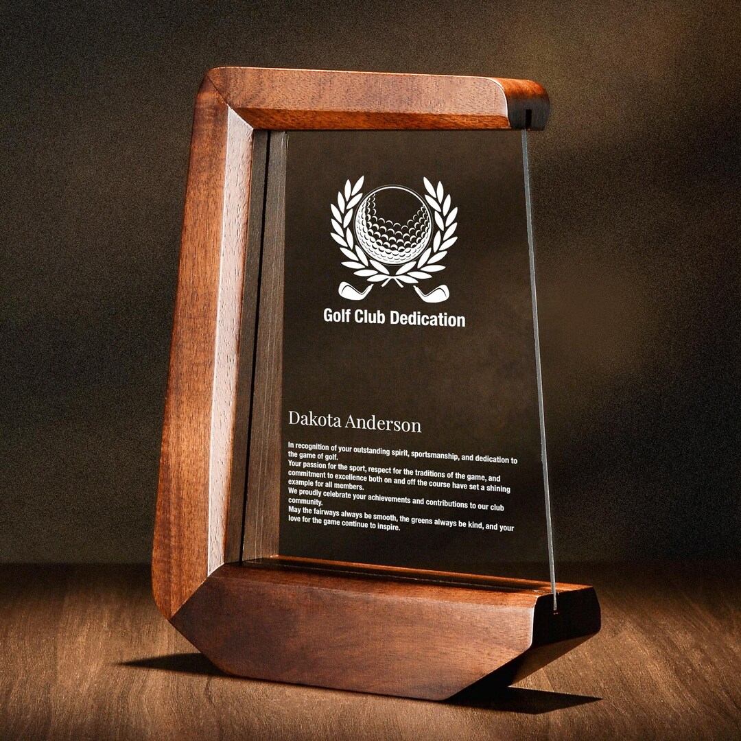 Years of Service Award Personalized Wood Keepsake Employee Service ...