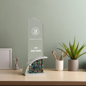 Lifetime Achievement Award Plaque Personalized Corporate Ceremony Gift ...