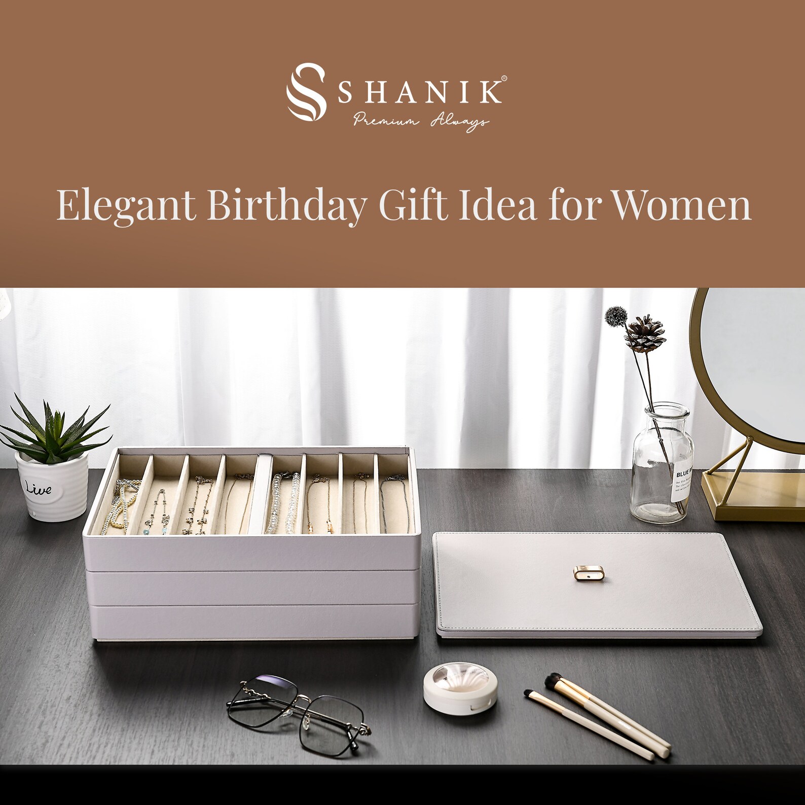 Personalized 3 Piece Jewelry Tray Set Stackable Pink Leather - Etsy