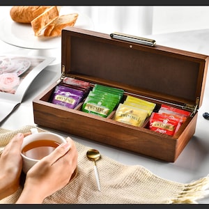 Tea Box - Etsy