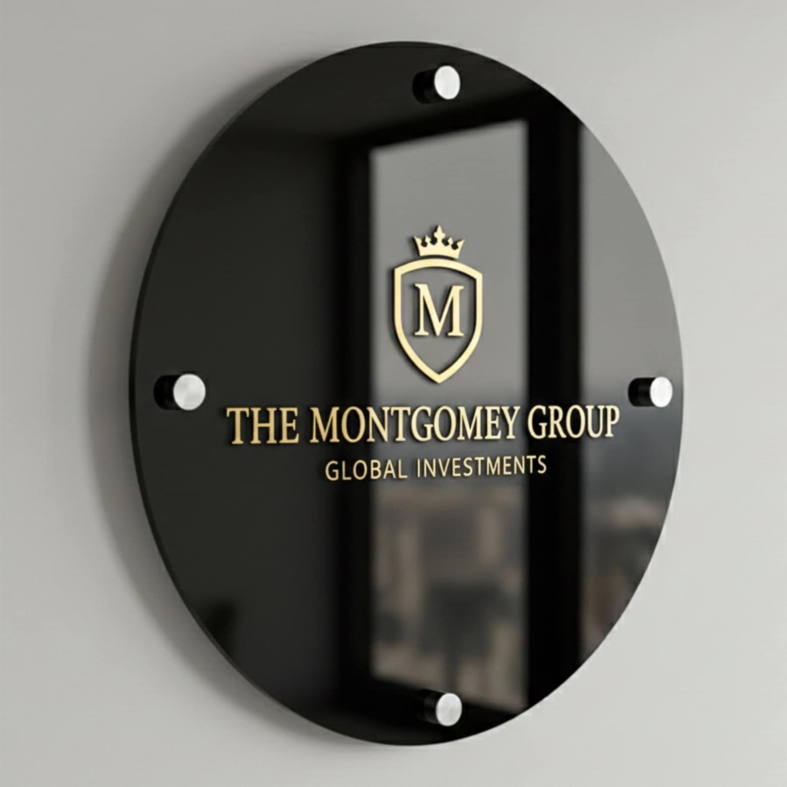 Custom UV Print Office Signage Modern Acrylic Wall Nameplate for ...