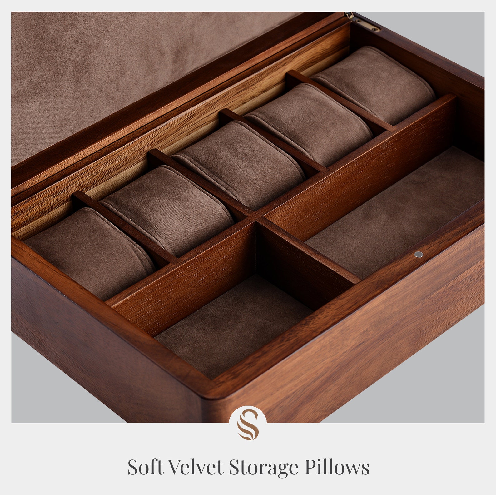 Watch Box for Men Personalized Watch Storage Box With 5 - Etsy