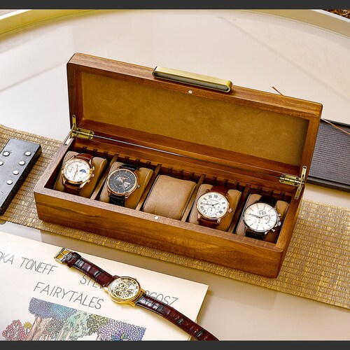 Watch Box for Men Personalized Watch Storage Box With 10 - Etsy
