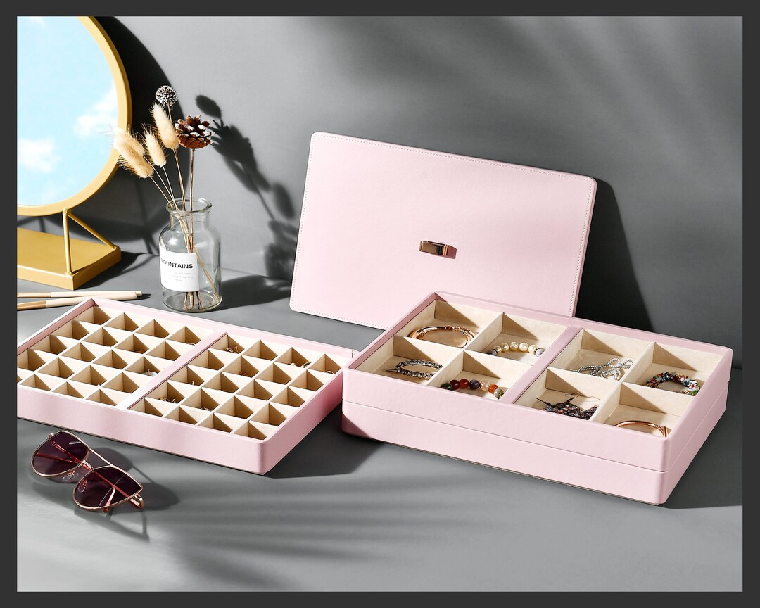 Personalized Jewelry Organizer Box for Mom's Birthday Engraved Birth ...