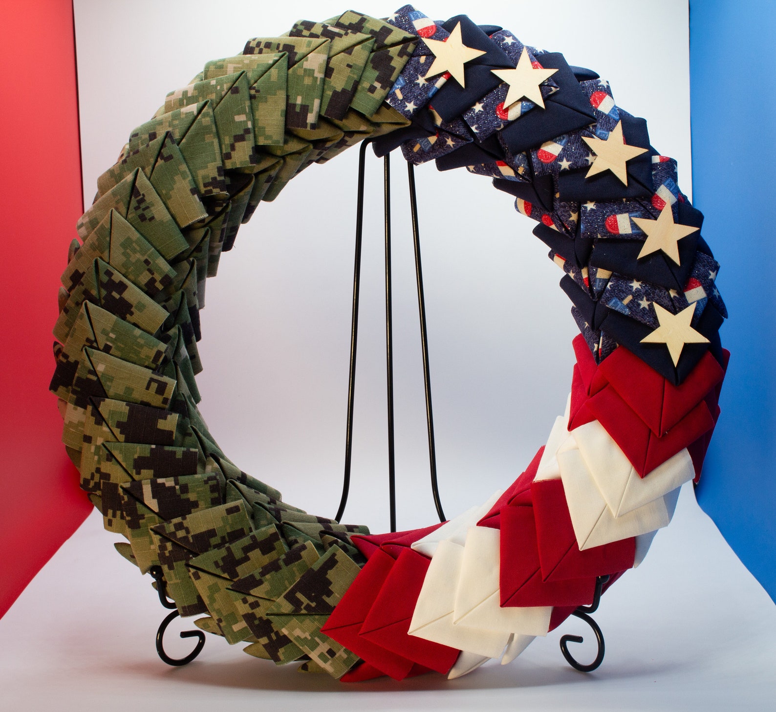 15" Military Uniform Wreath - Etsy