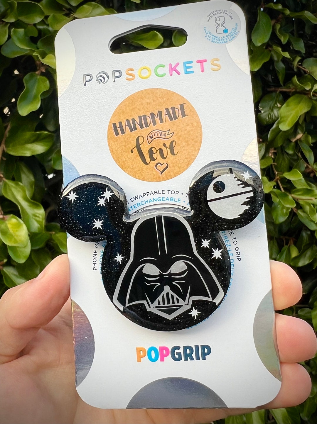 Star Wars Darth Vader Popsocket/badge - Etsy