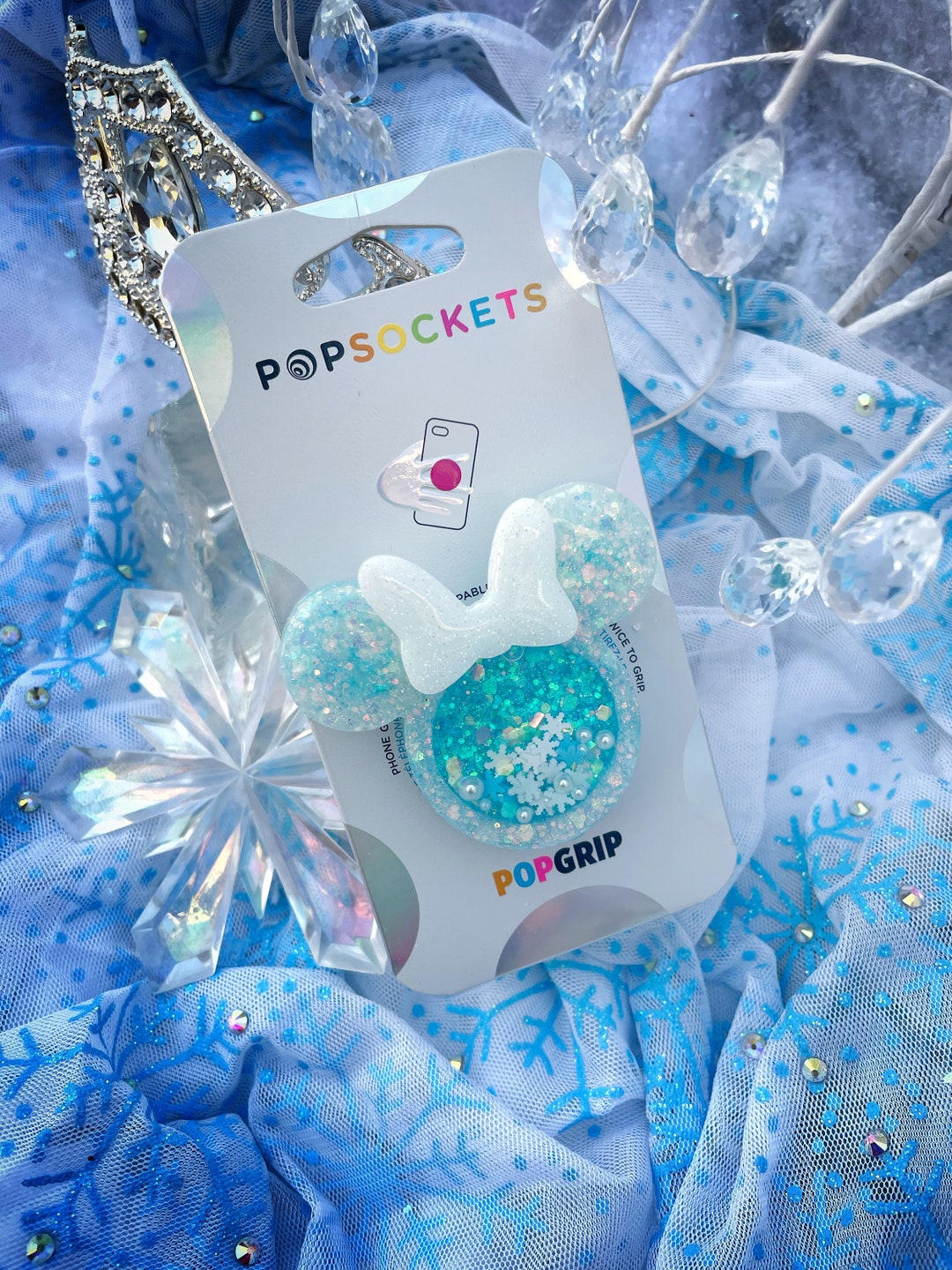 Ice Queen Inspired Popsocket®/keychain/badge Reel/magnet/christmas ...