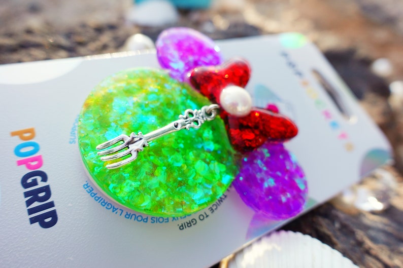 Mermaid Inspired Popsocket®/key Chain/badge - Etsy