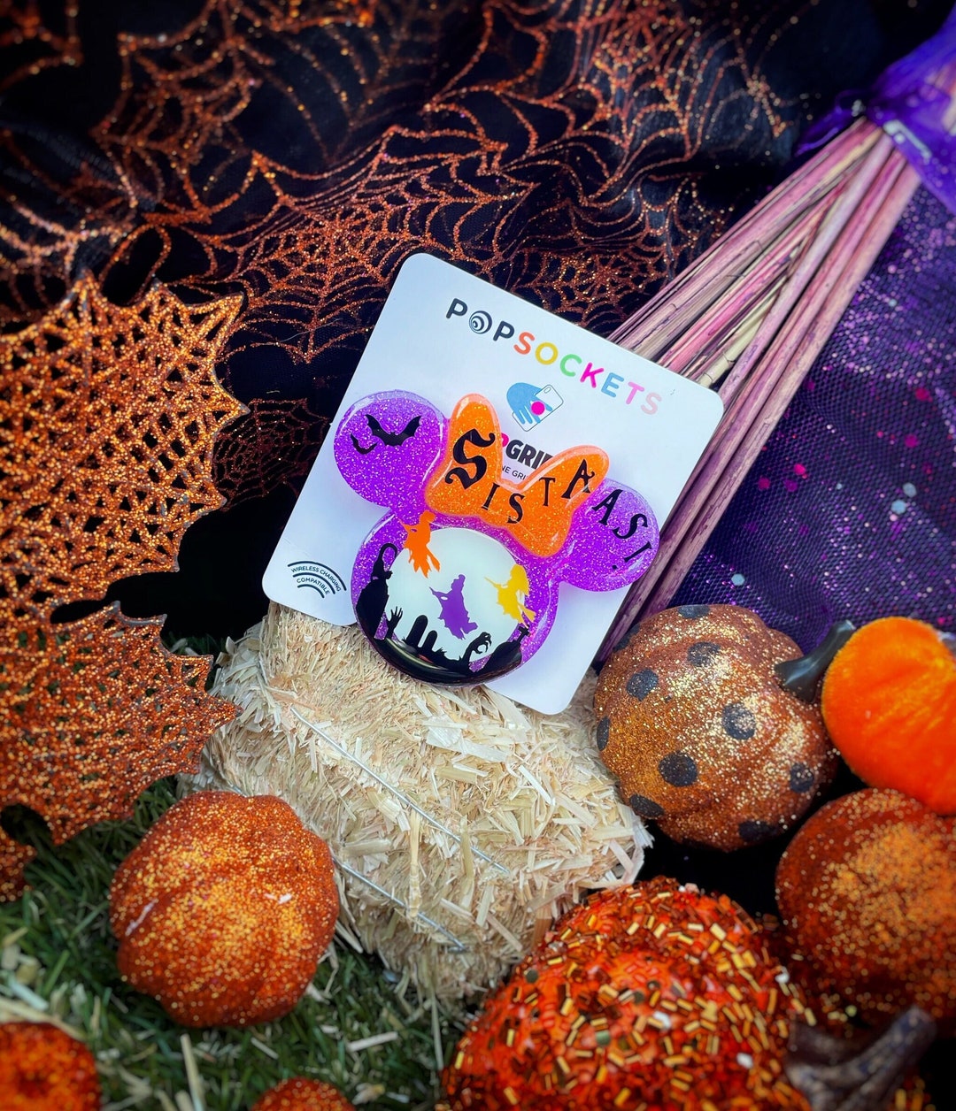 Hocus Pocus Inspired Popsocket®/ Keychain/badge Reel/ Magnet/ Christmas ...
