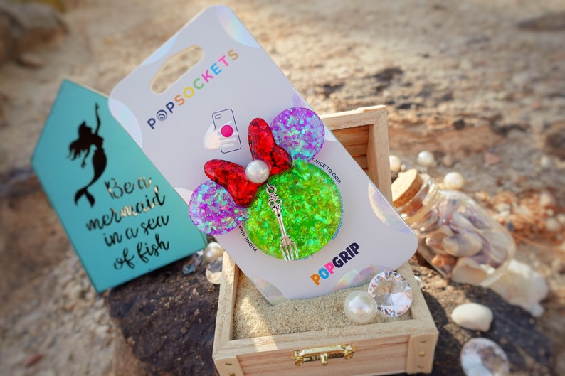Mermaid Inspired Popsocket®/key Chain/badge - Etsy