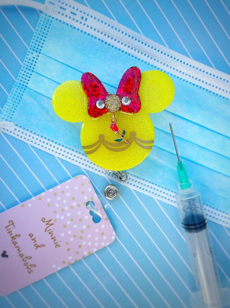 Beauty and the Beast Inspired Badge Reel - Etsy