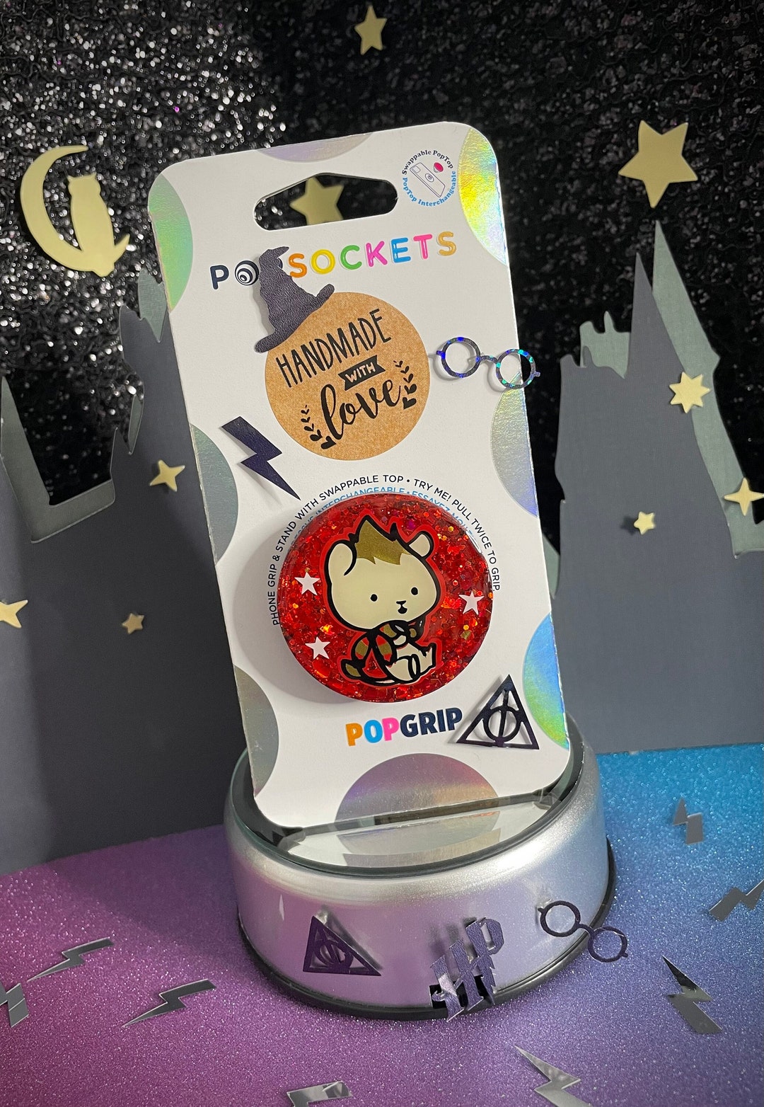 Lion Wizard House Popsocket*/badge Reel/keychain/magnet/christmas Ornament - Etsy