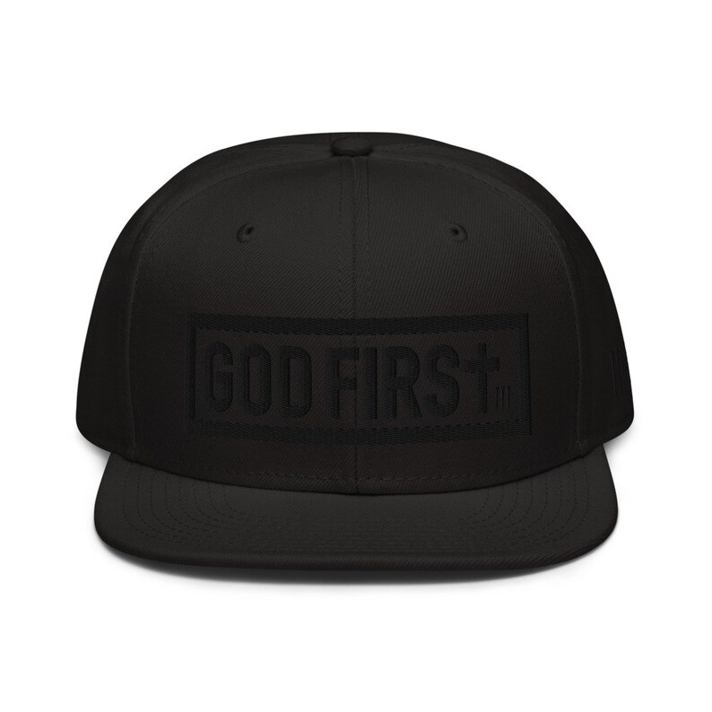 God First Christian Snapback Hat by Messiah Mindset - Faith in God ...