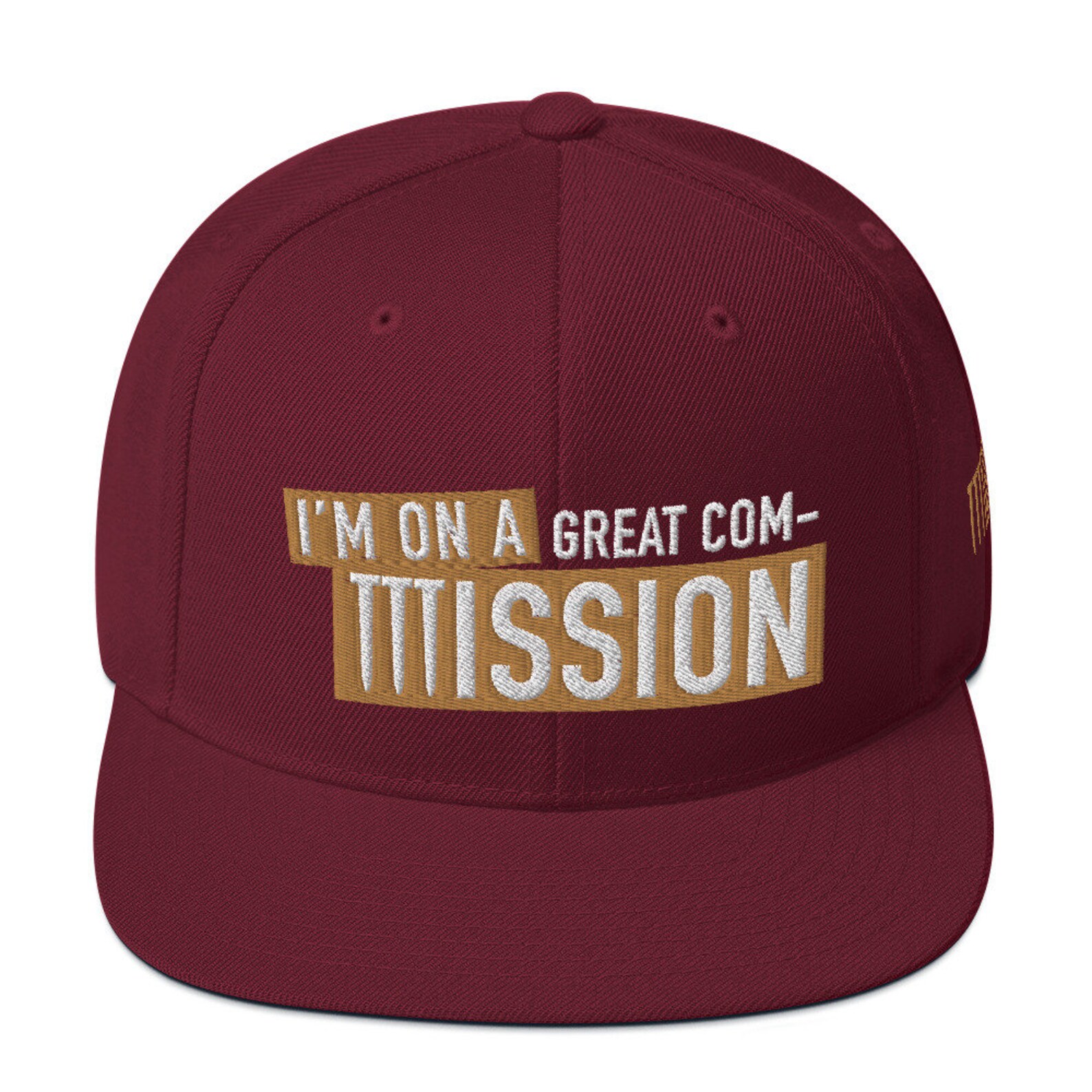 I'm on a Mission Great Commission Snapback Hat - Etsy Australia
