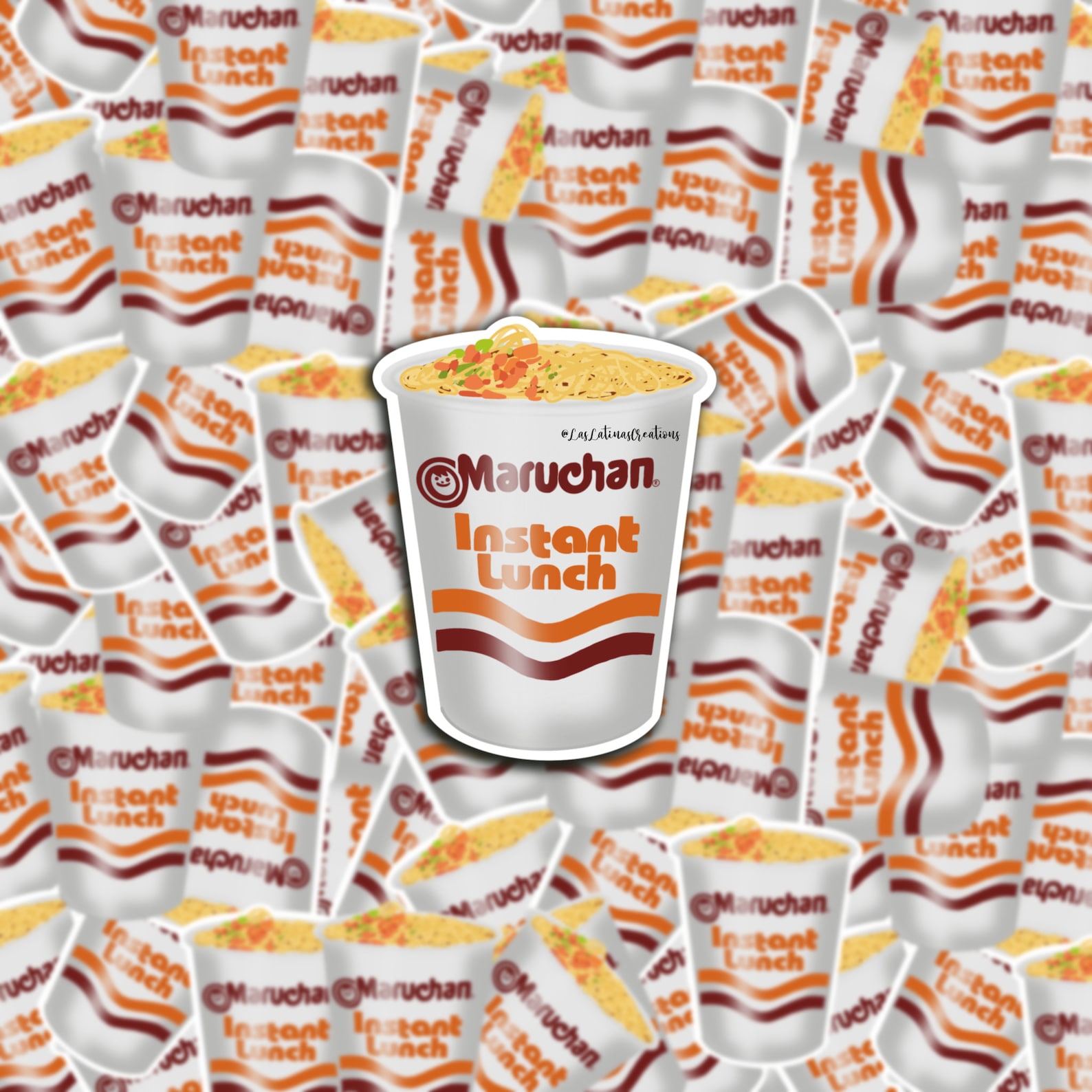 Maruchan Sticker Calcomanía de Maruchan | Etsy