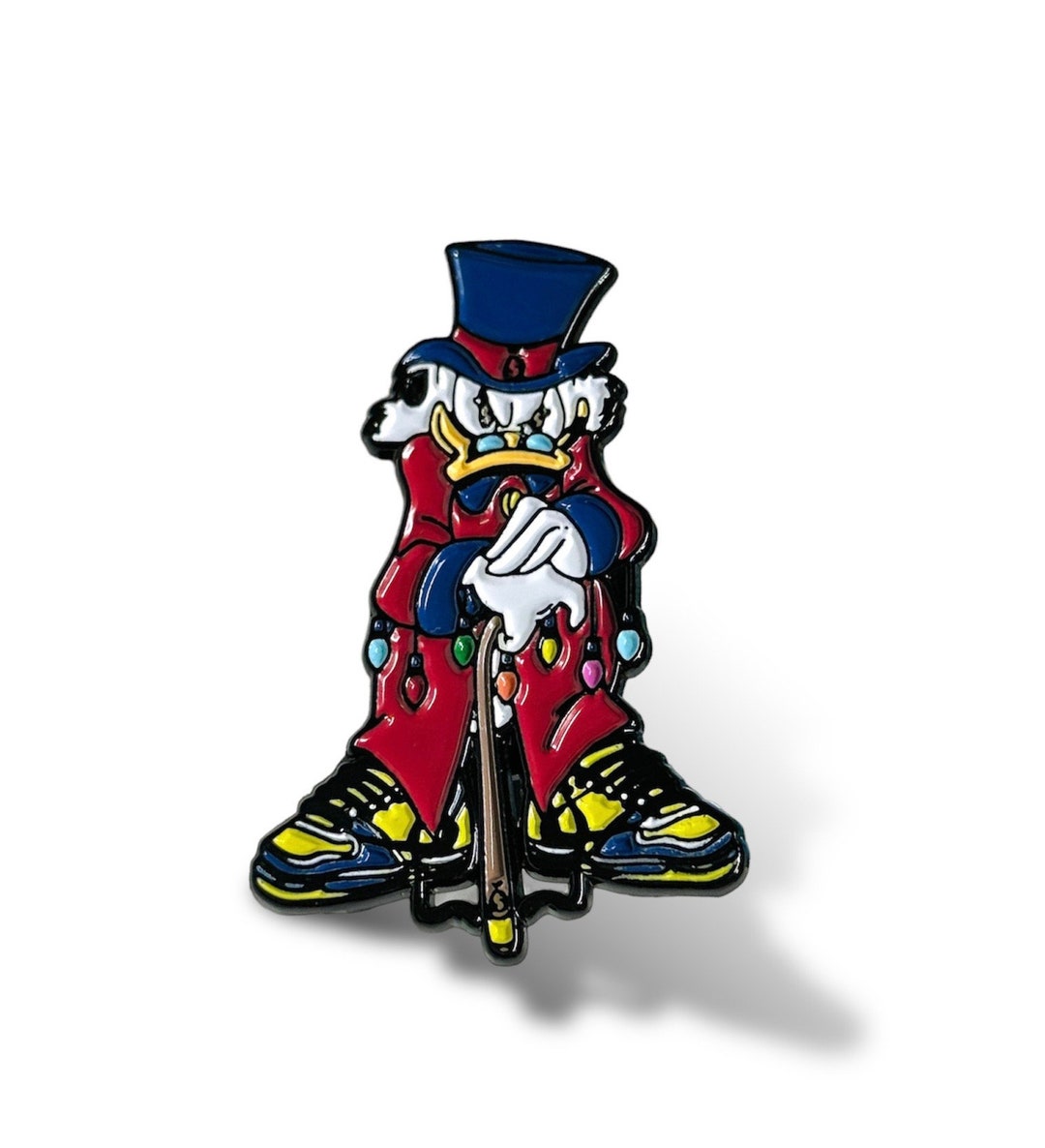 Scrooge Christmas Pin Metal Pin Gift Christmas Duck - Etsy