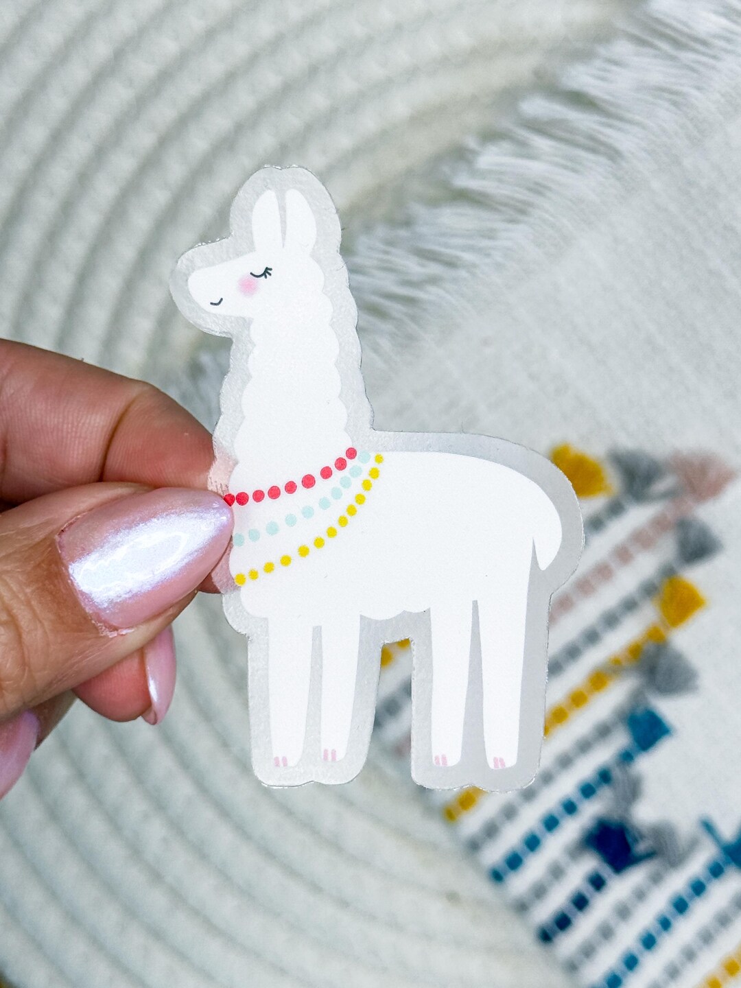 Cute Llama Sticker, Alpaca Sticker, Waterproof Sticker for Waterbottle ...