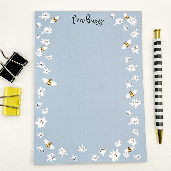 Bee Notepad - Etsy