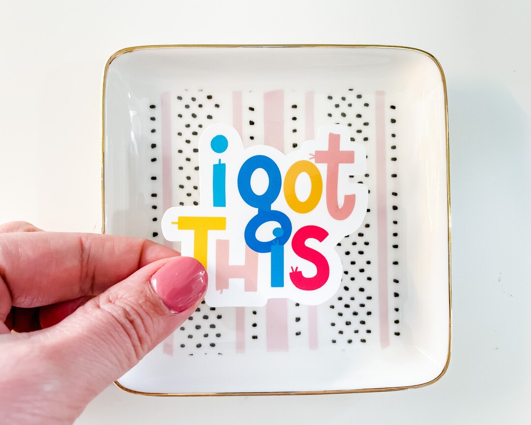 I Got This Vinyl Sticker 2.5 Inches Tall Hand Lettering - Etsy