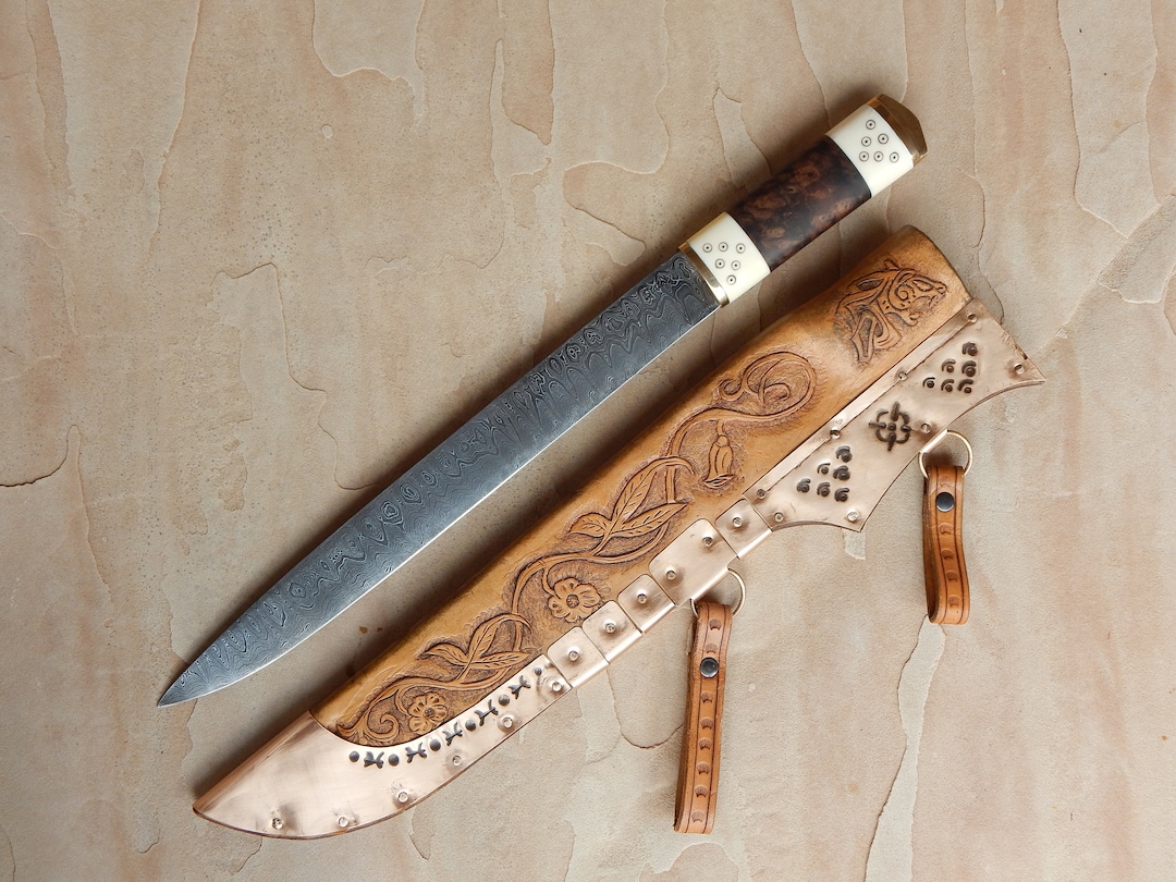 Pattern-welded Seax - Etsy