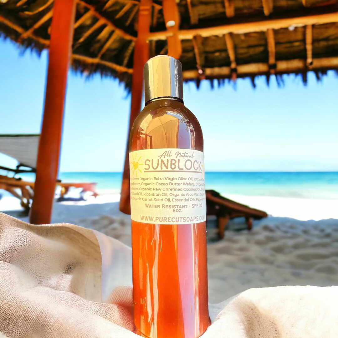 NATURAL SUNBLOCK, Handmade Sunblock, Natural Sunscreen, Waterproof ...