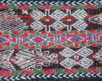 Rare Hand Vintage Woven Traditional Woolen Andean Chumpi Belt. Made in ...