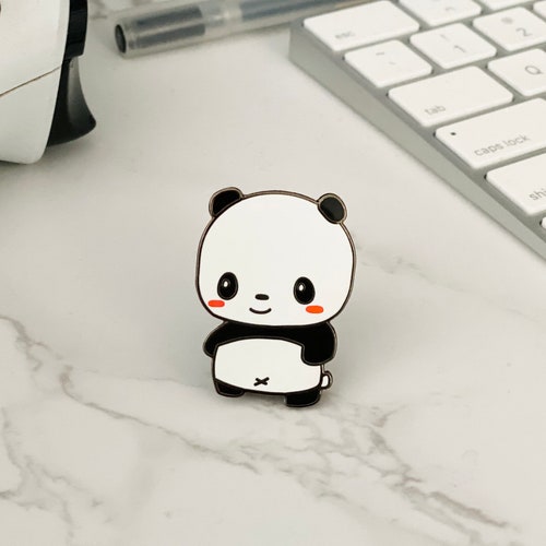 Kawaii Cute Panda Hard Enamel Pin Small Accessory Gift - Etsy