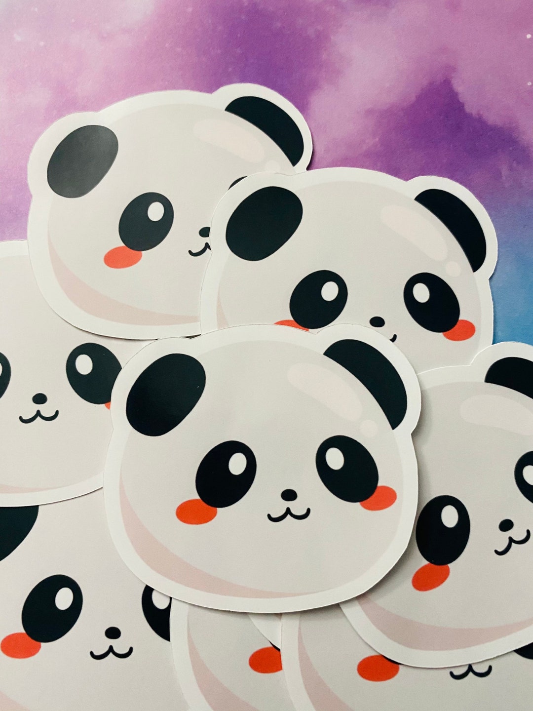 Kawaii Cute Chibi Panda Vinyl Sticker |water Resistant Stickers | Free ...
