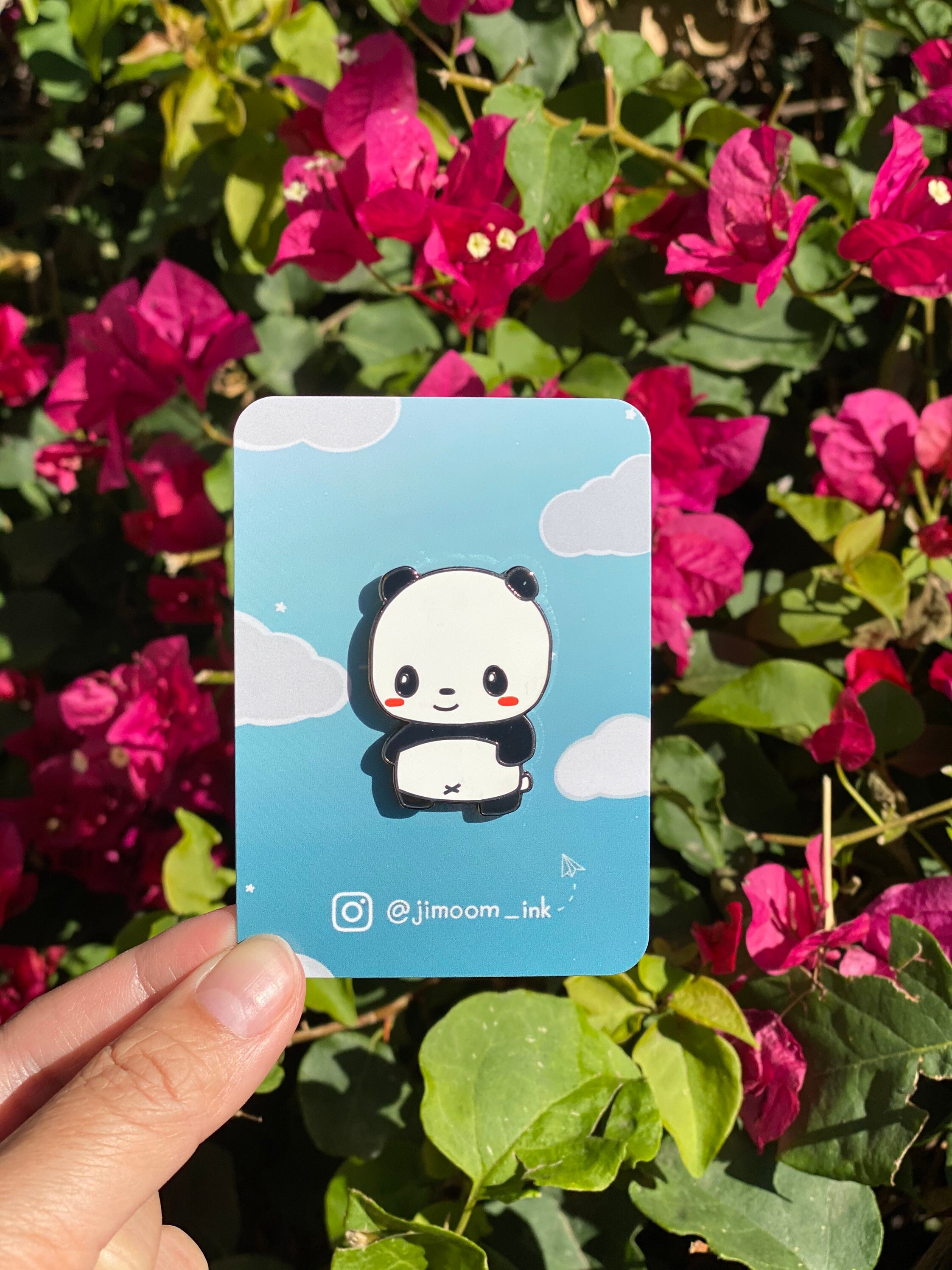 Kawaii Cute Panda Hard Enamel Pin Small Accessory Gift - Etsy