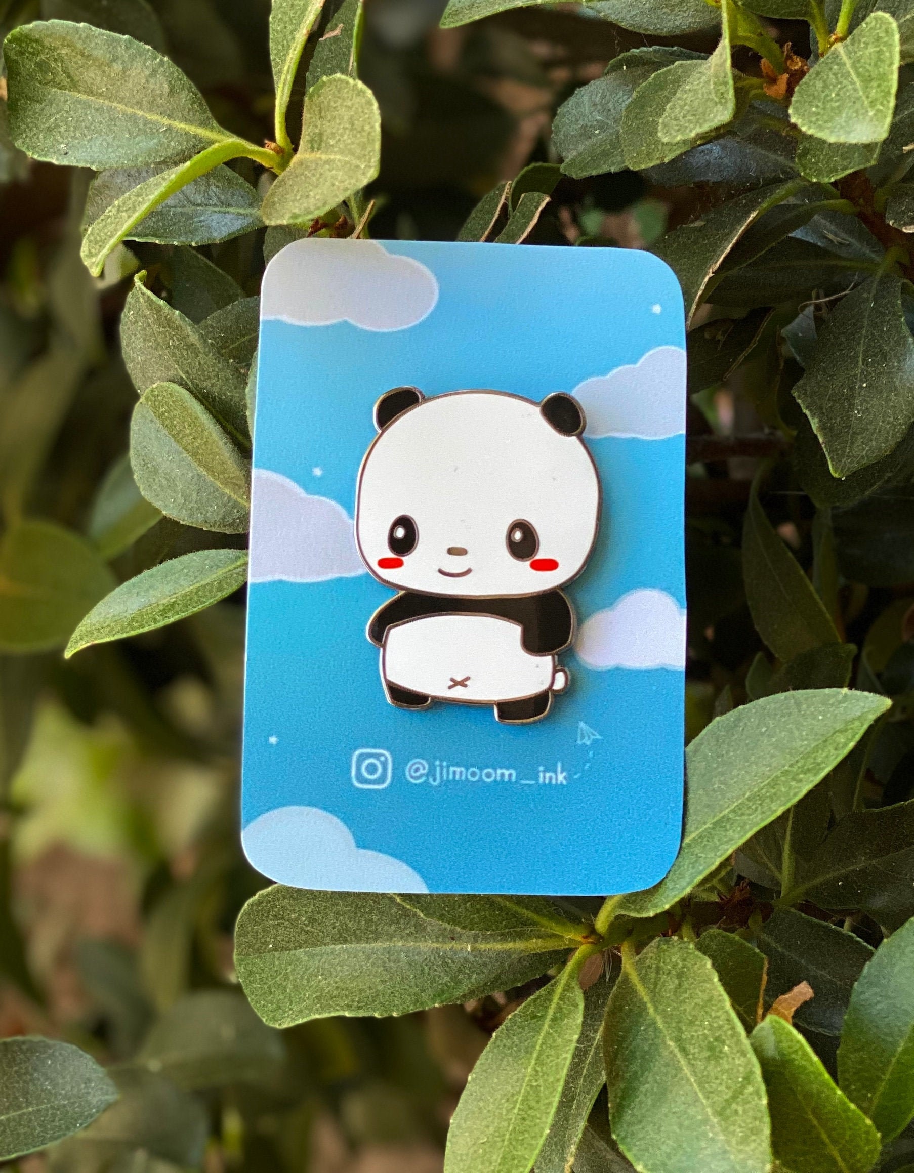 Kawaii Cute Panda Hard Enamel Pin Small Accessory Gift - Etsy