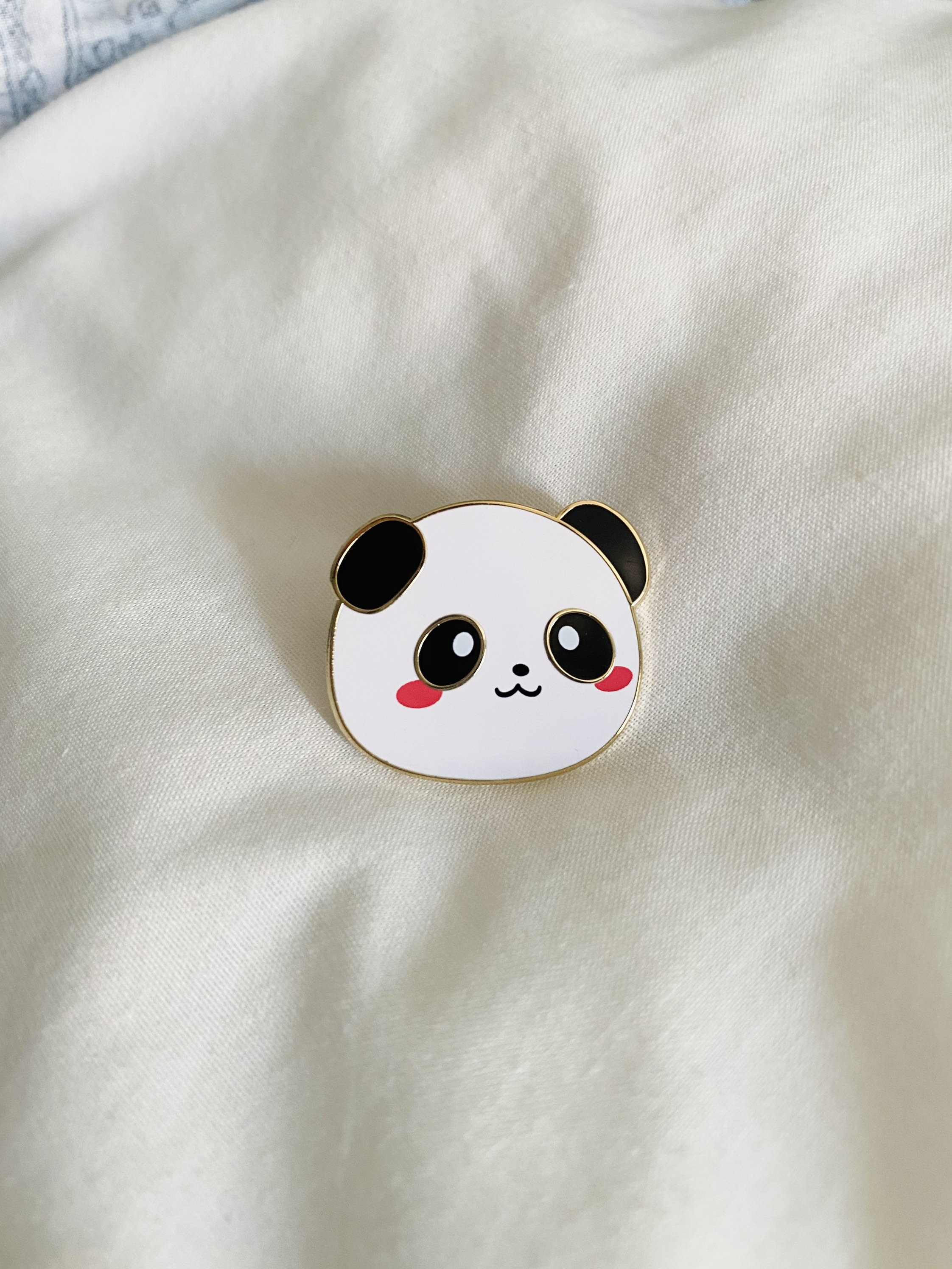 Cute Kawaii Panda Hard Enamel Pin Small accessory gift | Etsy