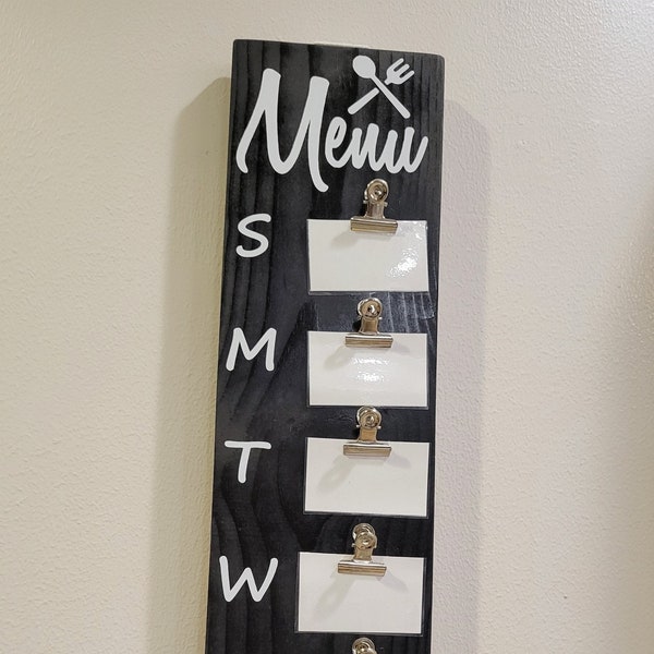 Dry Erase Menu Board - Etsy