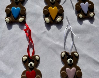 Fused Glass Teddy Bear - Etsy