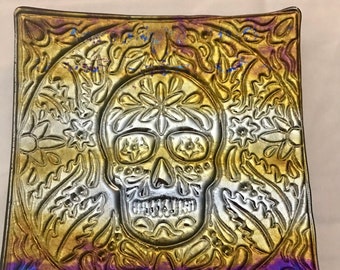 Glass Sugar Skull - Etsy