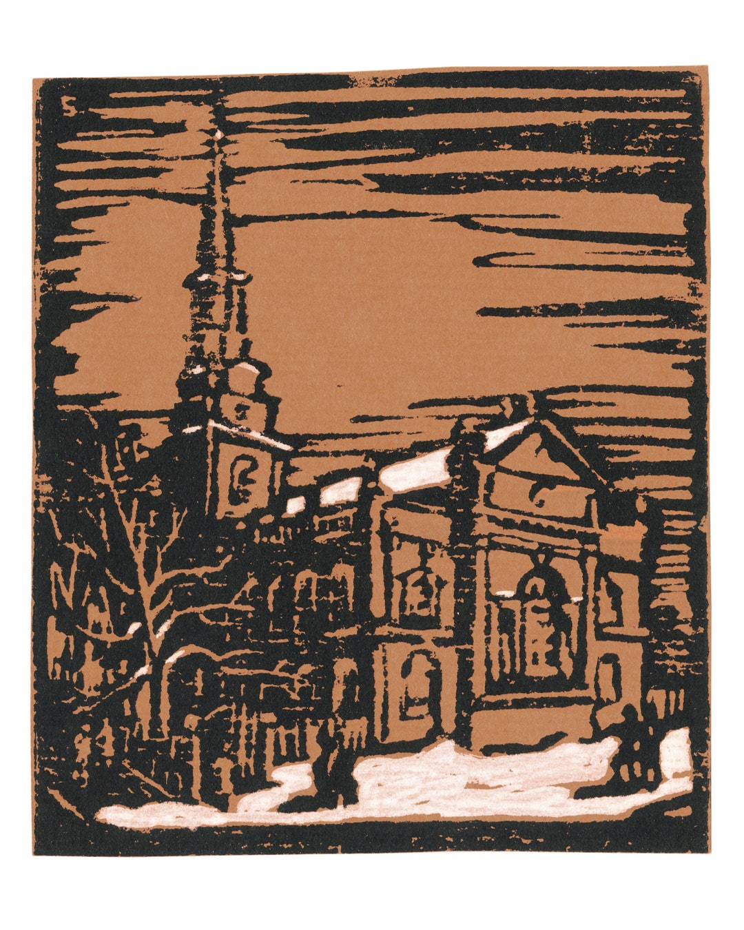 Old Christ Church. M. Eileen Brinton. (print) - Etsy